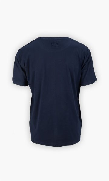 T-Shirt Balkenschal KSC navy 2025